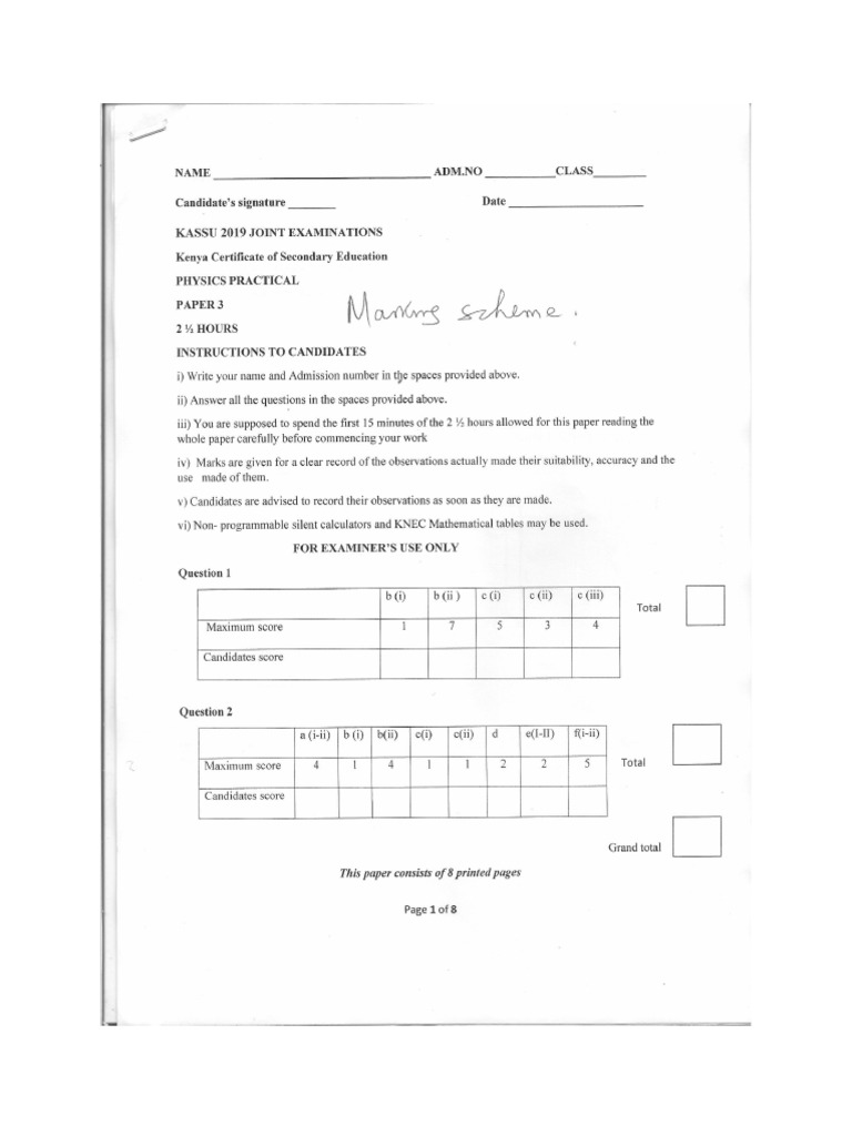 Physics P3 - MS | PDF