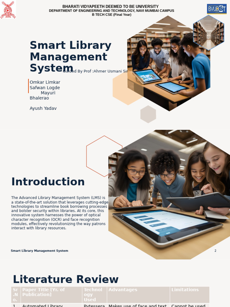 Smart Library Management System Phase 1 | PDF | Optical Character ...