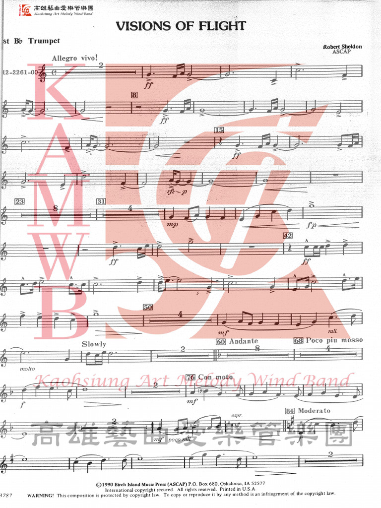 Visions of Flight Trumpet Group | PDF