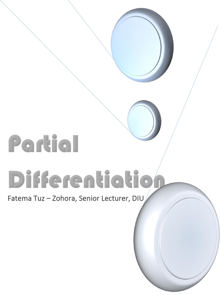 Partial Differentiation 2 | PDF | Derivative | Variable (Mathematics)