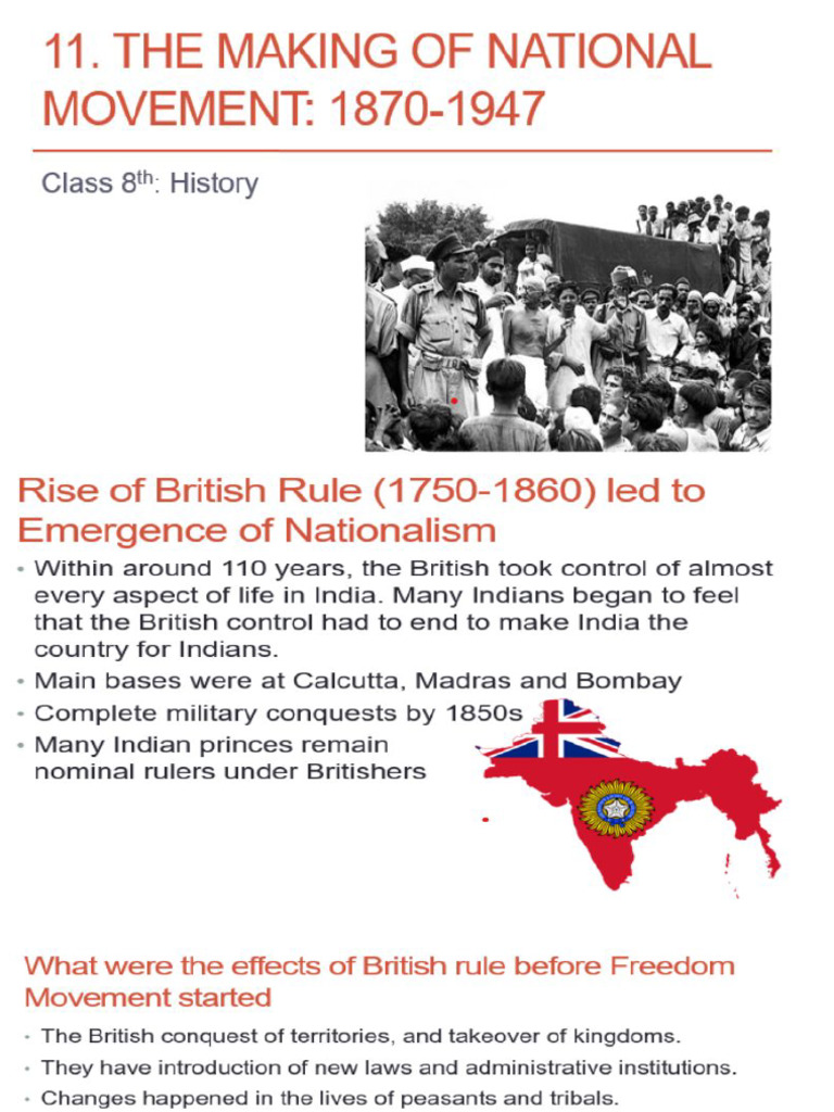 The Making of The National Movement | PDF | All India Muslim League ...