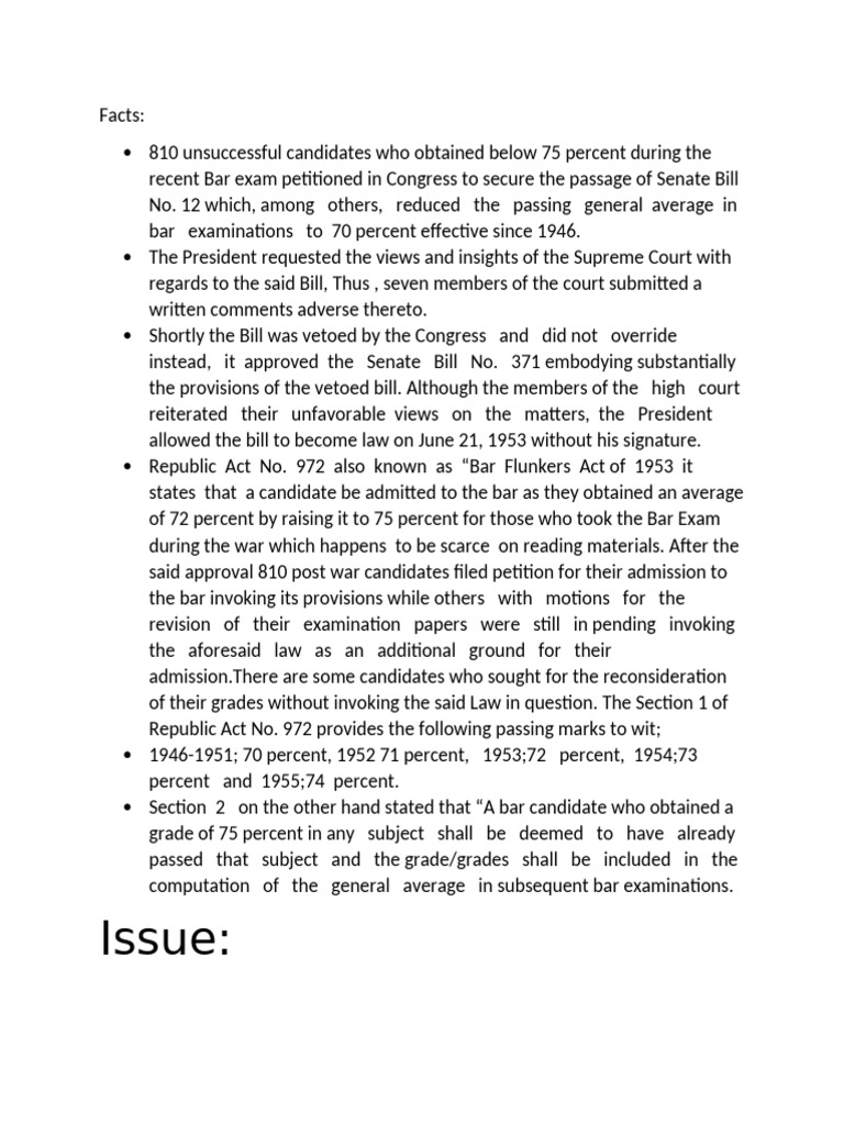 in Re Cunanan 94 Phil. 534 | PDF | Bill (Law) | Statutory Interpretation