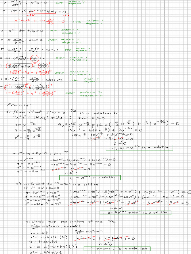 Differential Equation - Introduction | PDF