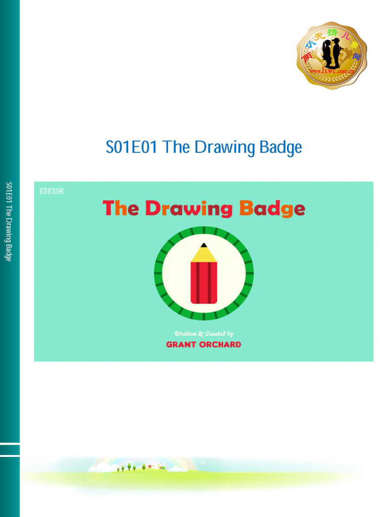 S01E01 The Drawing Badge | PDF