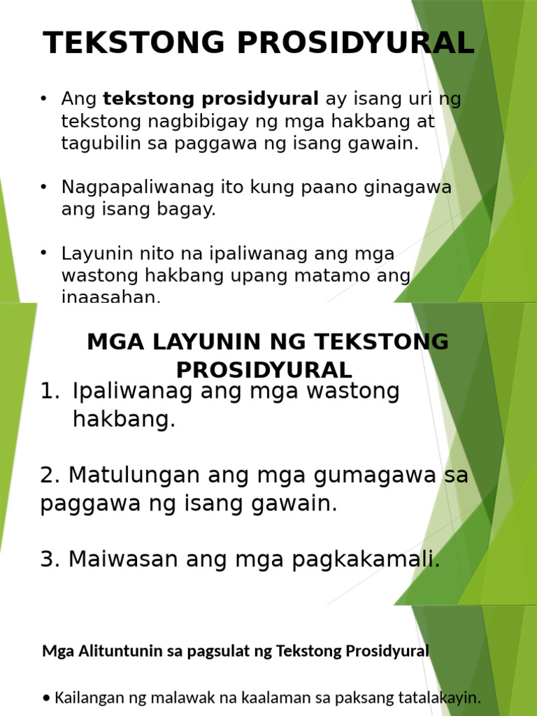 Tekstong Prosidyural 2025 2 | PDF