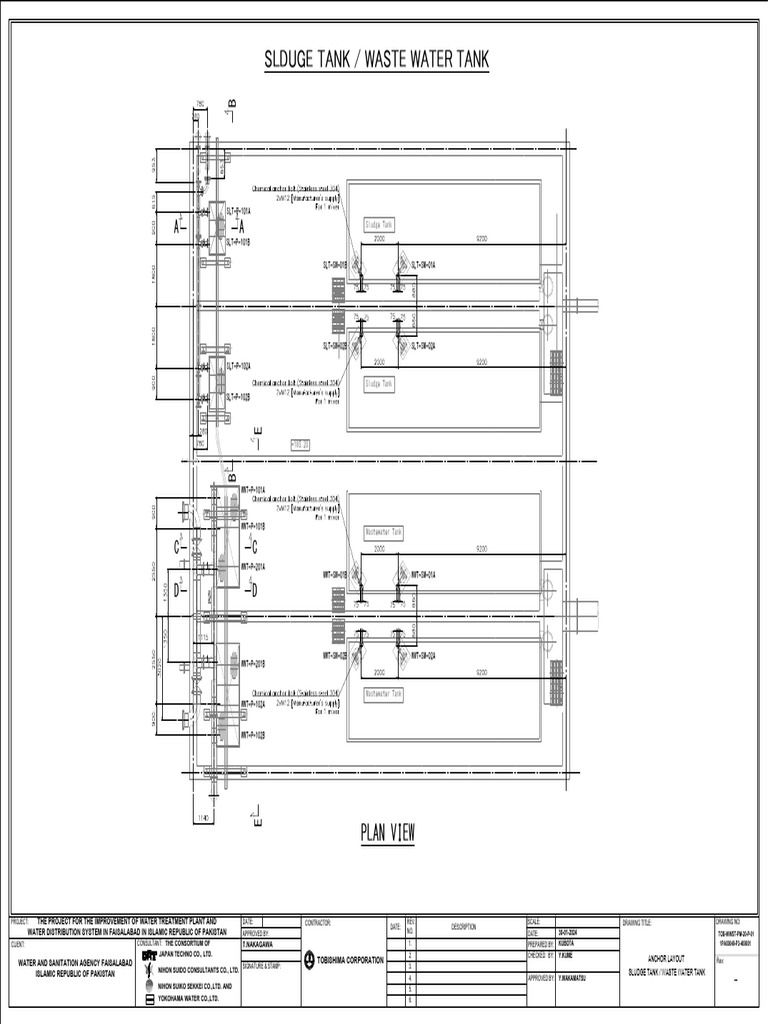 1PA000049-G3-000201-212 R0 Sludge Tank, Waste Water Tank Anchor Layout ...
