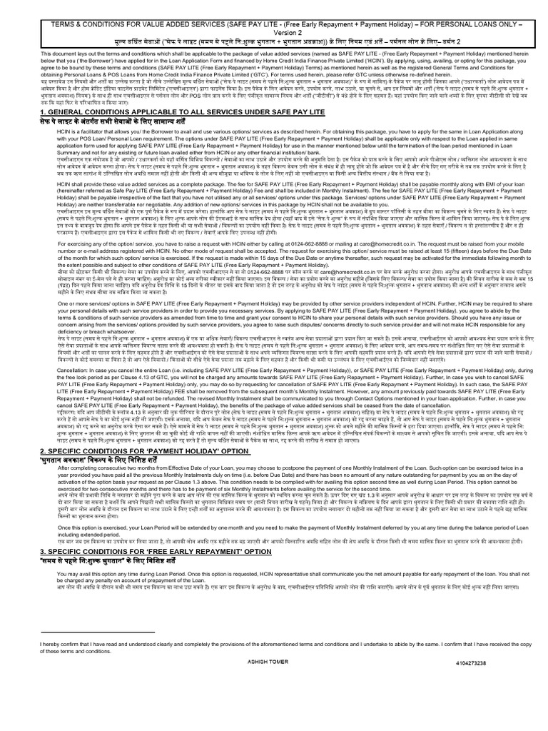 Safe Pay Terms Conditions | PDF