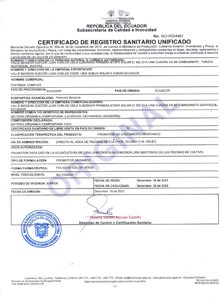 Fertimax Complex Sci | PDF