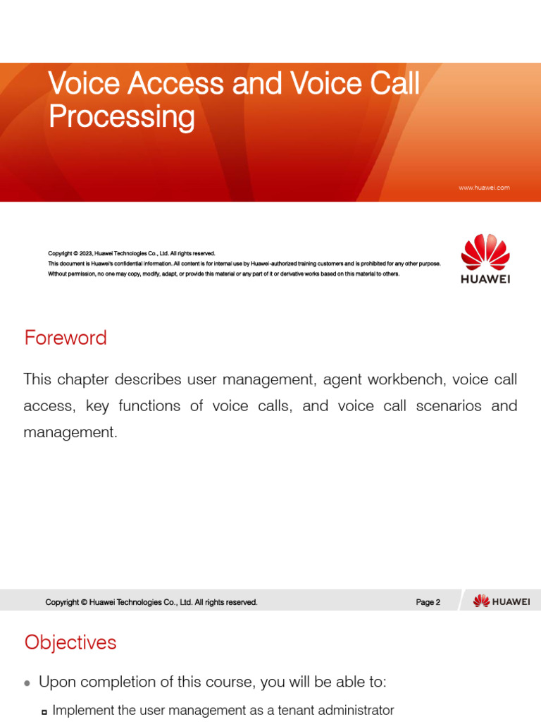 02 Voice Access and Voice Call Process | PDF | Interactive Voice ...
