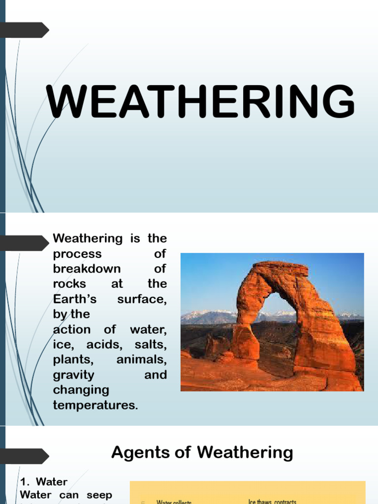 1 - Q2-Lesson-1-Weathering | PDF | Weathering | Materials