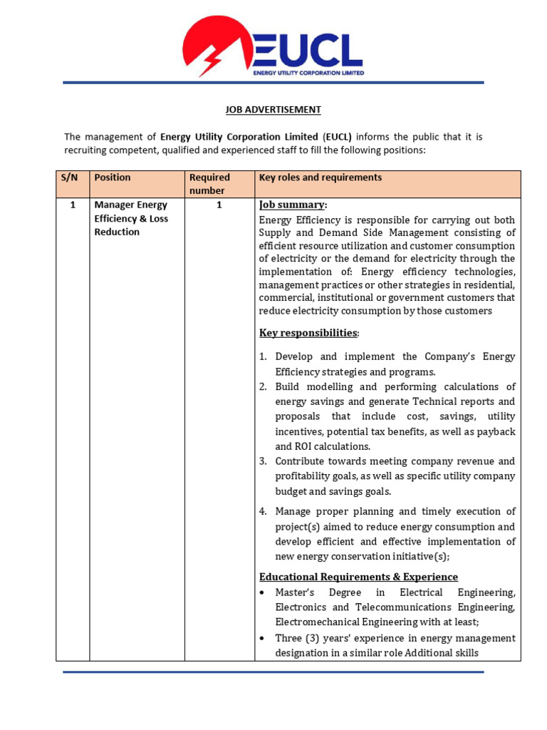 Job Advertisement of Various Positions-November 2024 | PDF