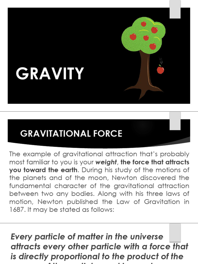 Understanding Gravitational Force | PDF | Force | Gravity
