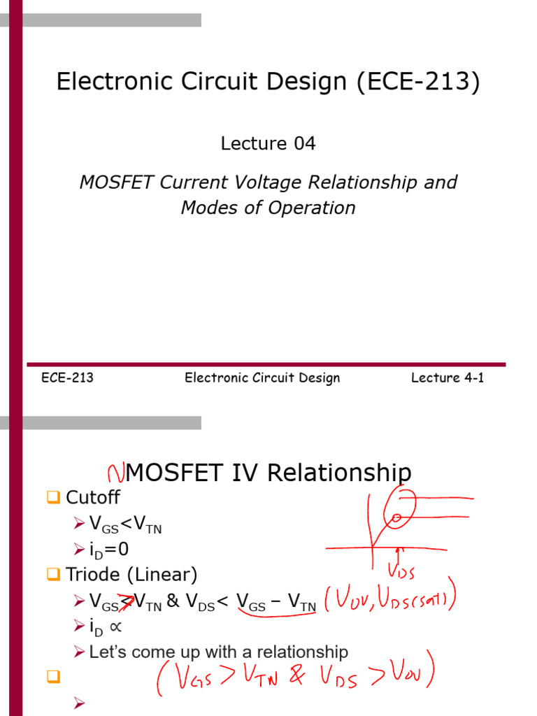 Lecture 04 - Annotated - ECE213 | PDF