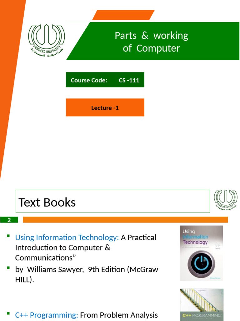 1B-Parts & Working of Computer (1) | PDF | Central Processing Unit | Byte