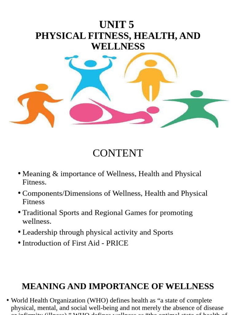 Unit 5 Physical Fitness, Health, (Autosaved) | PDF | Physical Fitness ...