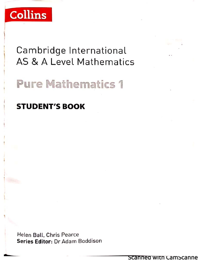 Pure Math 1 Collin Workbook | PDF