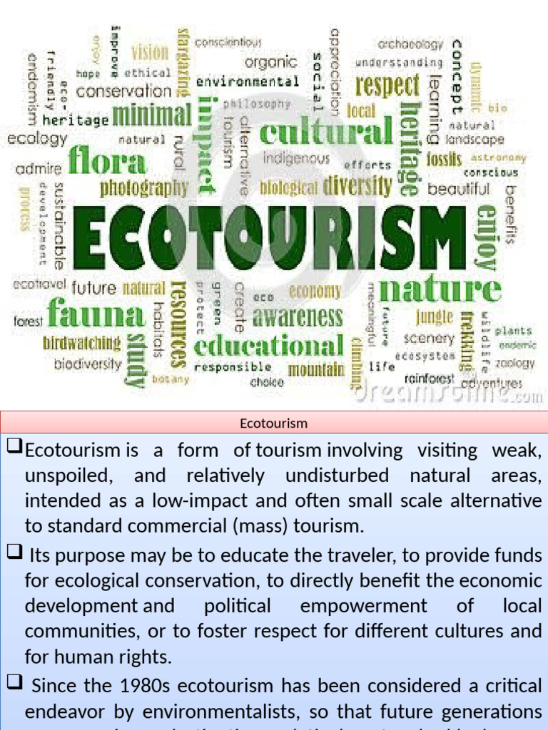 Understanding Ecotourism Principles | PDF | Tourism | Protected Area