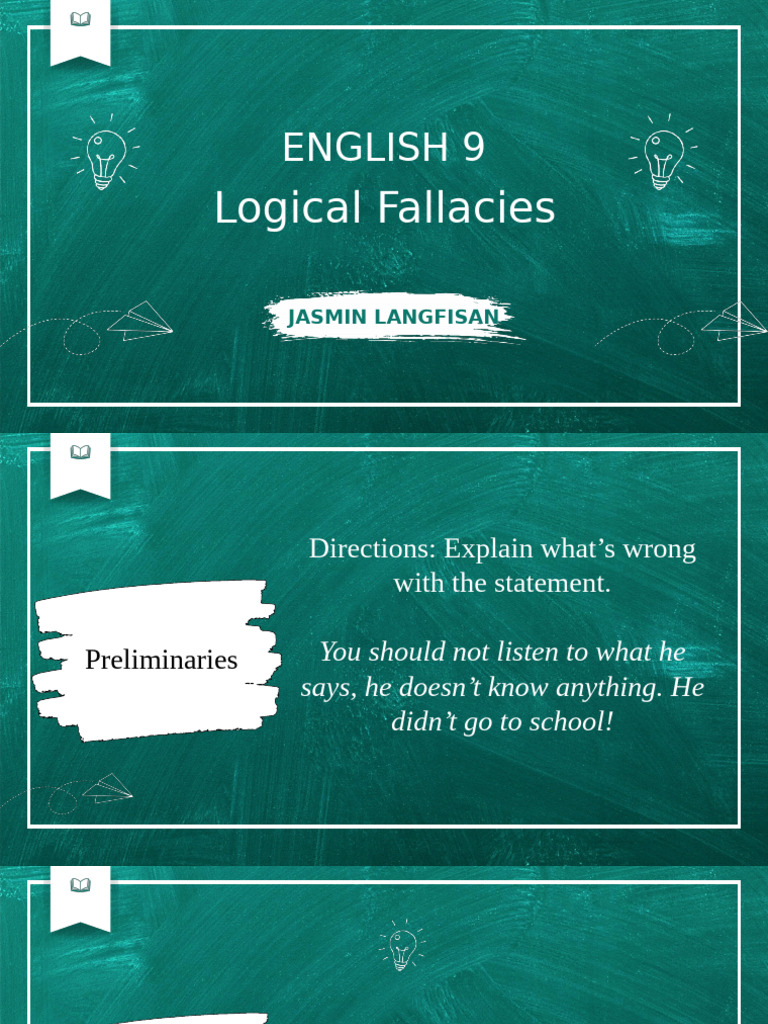 Logical Fallacies | PDF | Fallacy | Logic