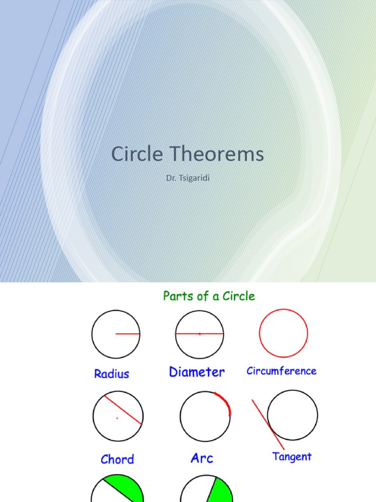 Circle Theorems - Geometry | PDF