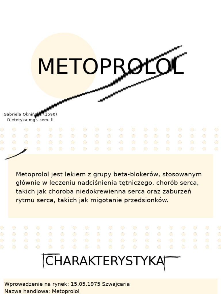 METOPROLOL | PDF
