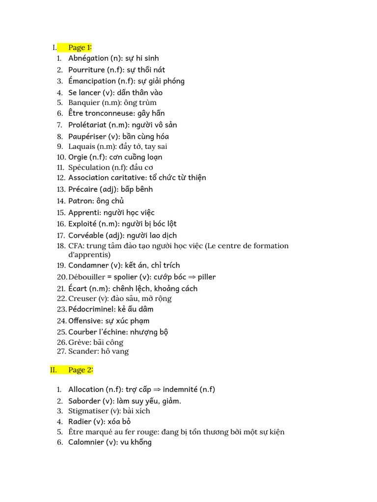 Take Note Traduction | PDF
