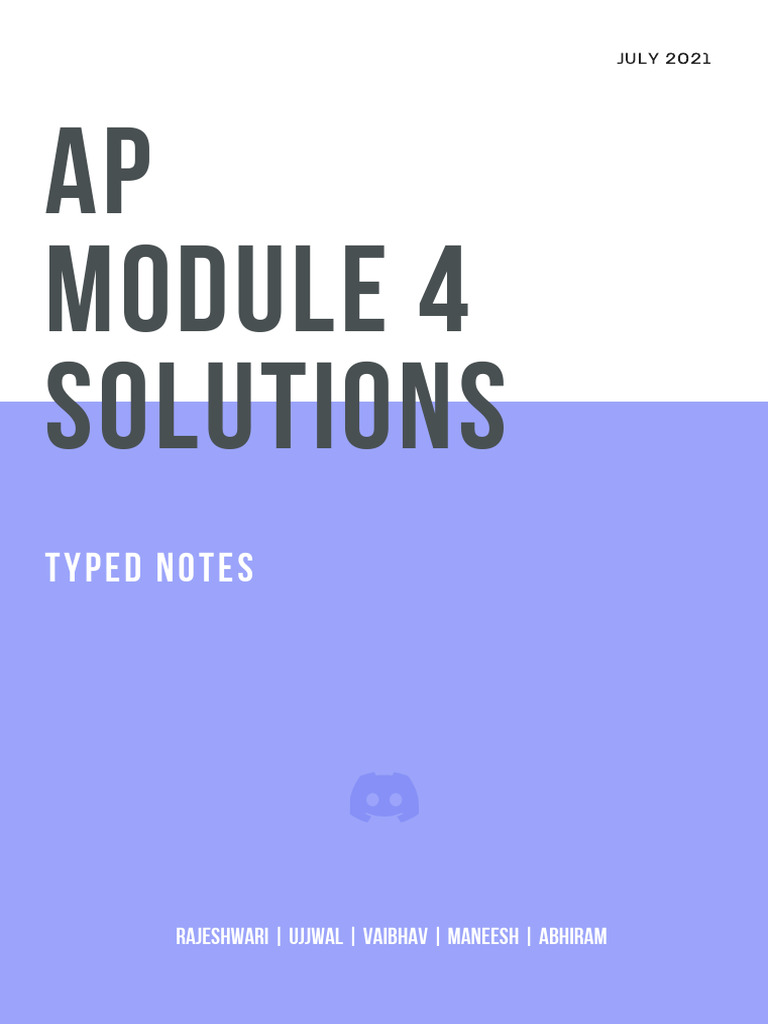 AP Module 4 Complete Solutions | PDF | Dielectric | Ferromagnetism