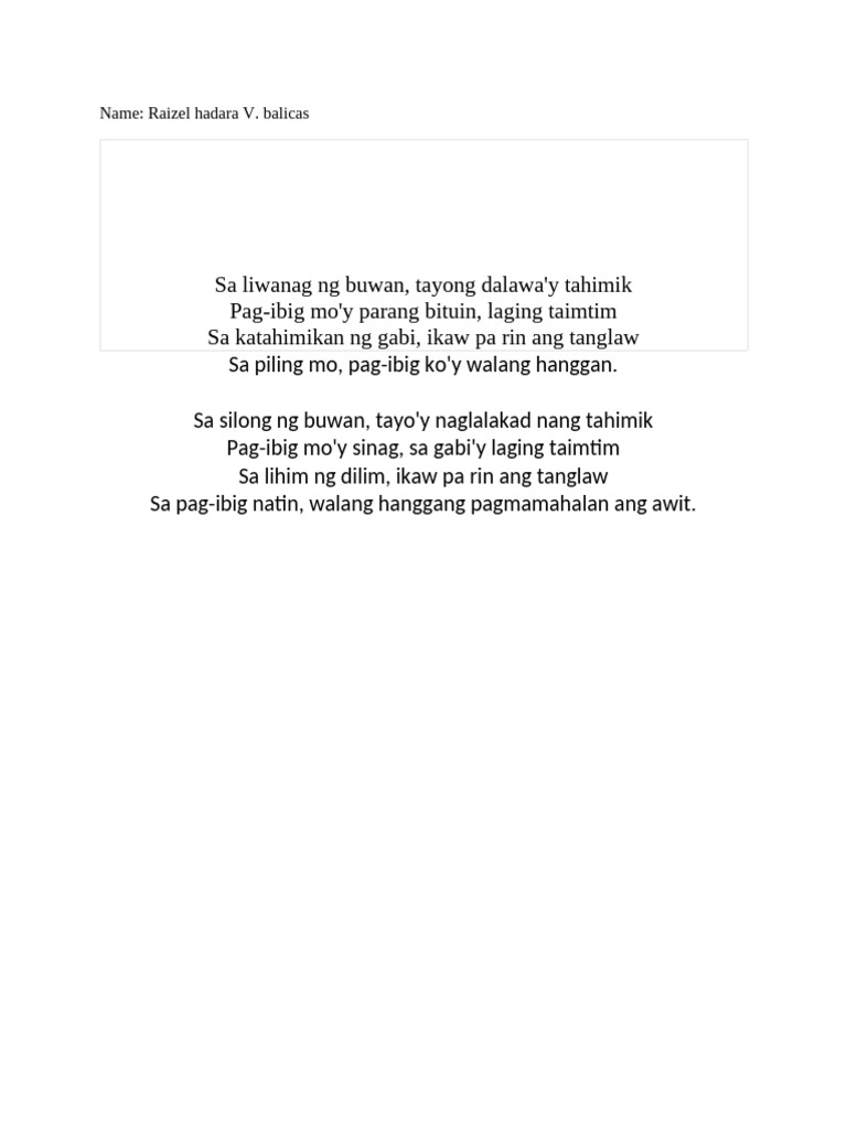 Filipino Tula | PDF