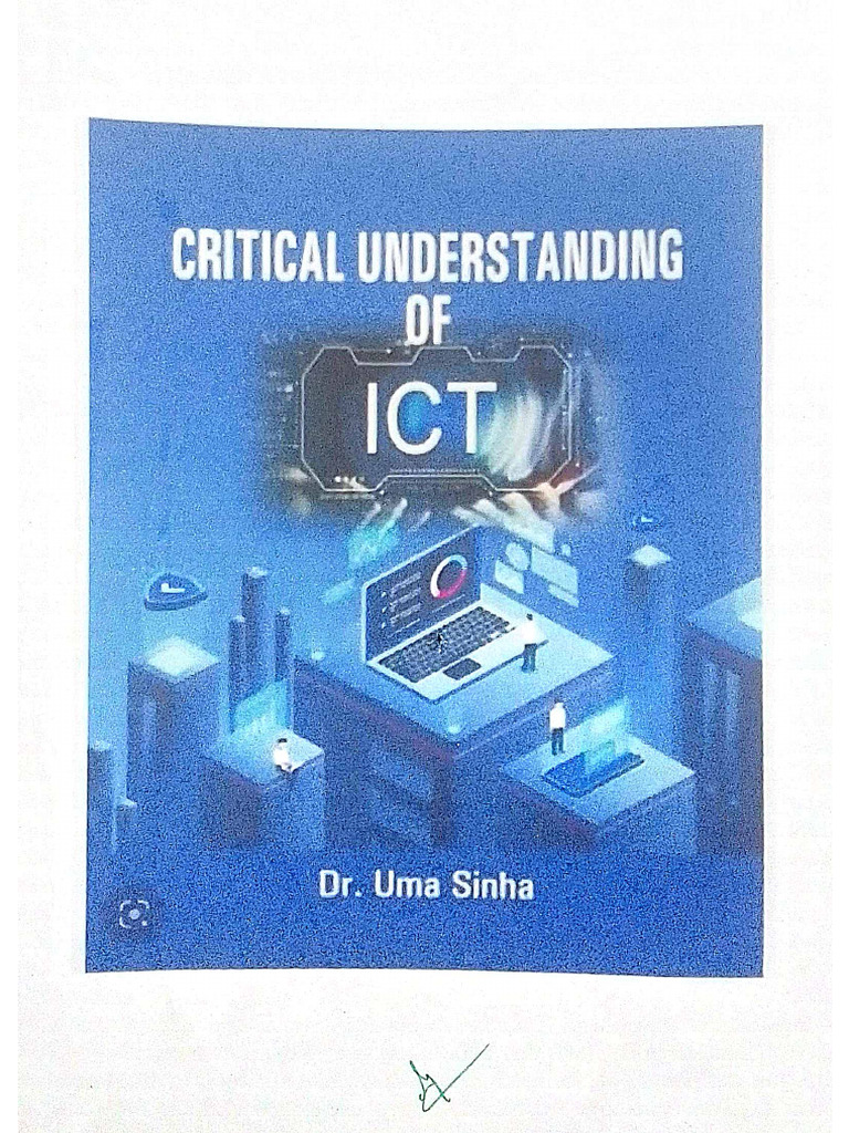 Critical Understanding of Ict | PDF