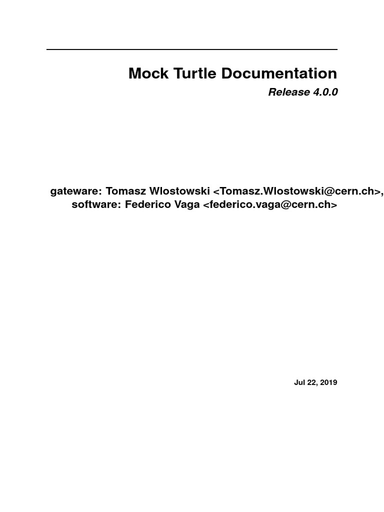 Mock Turtle | PDF | Device Driver | Linux