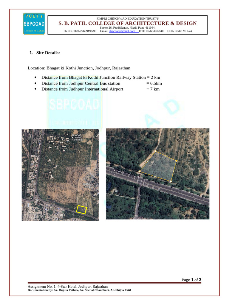 3B_Design Site Details_4-Star Hotel | PDF