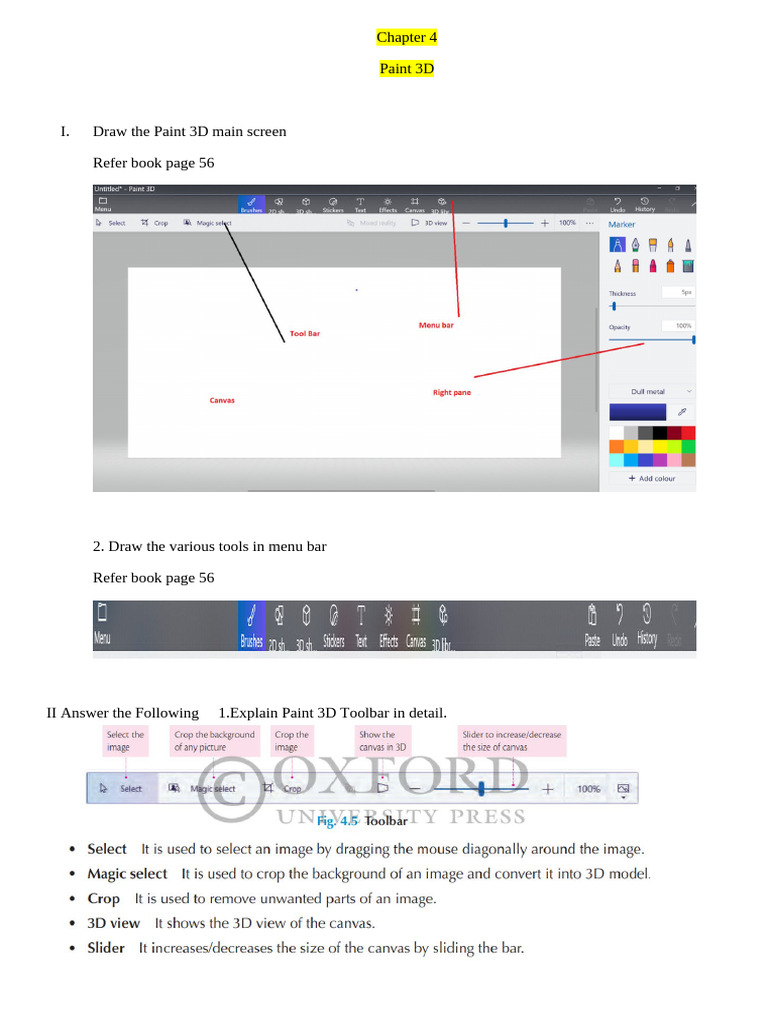 Paint 3D Tutorial Overview | PDF