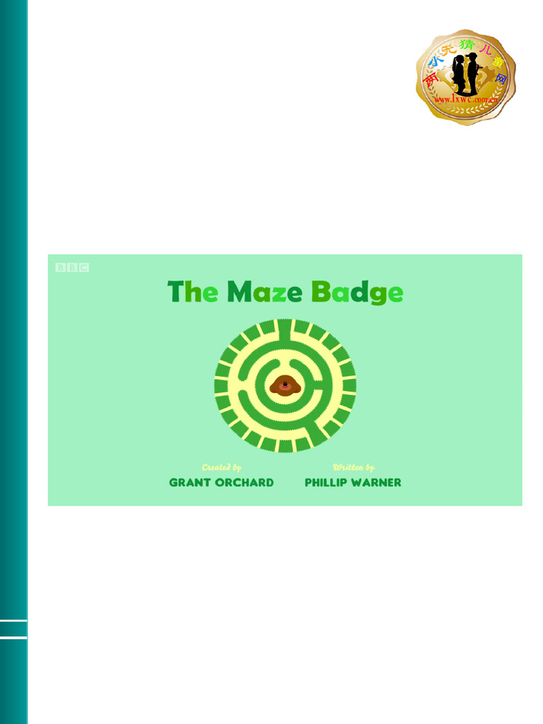 S01E22 The Maze Badge | PDF