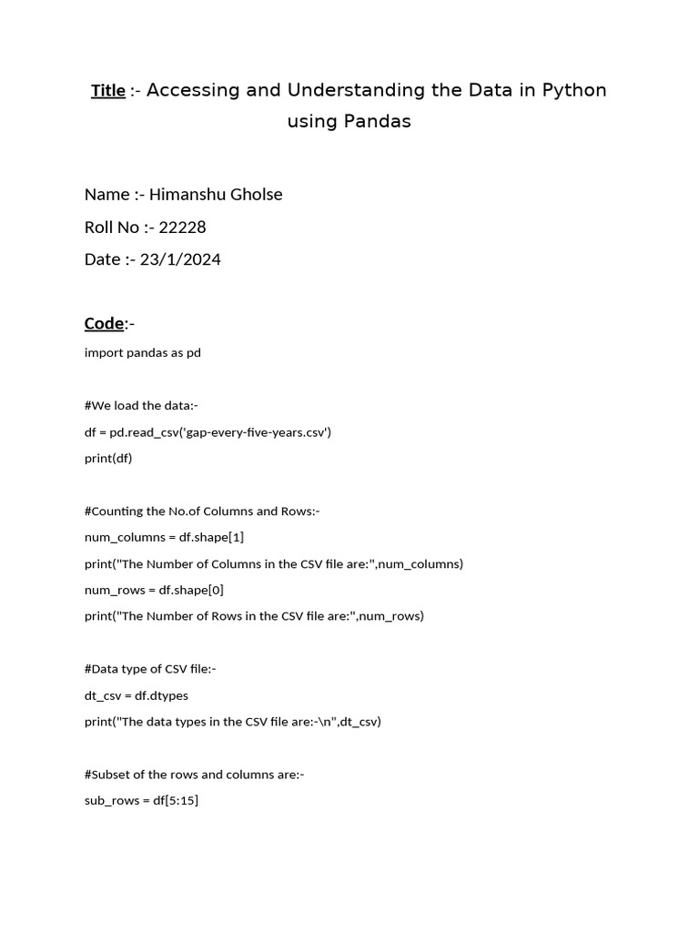 DA_Assignment-pandas | PDF