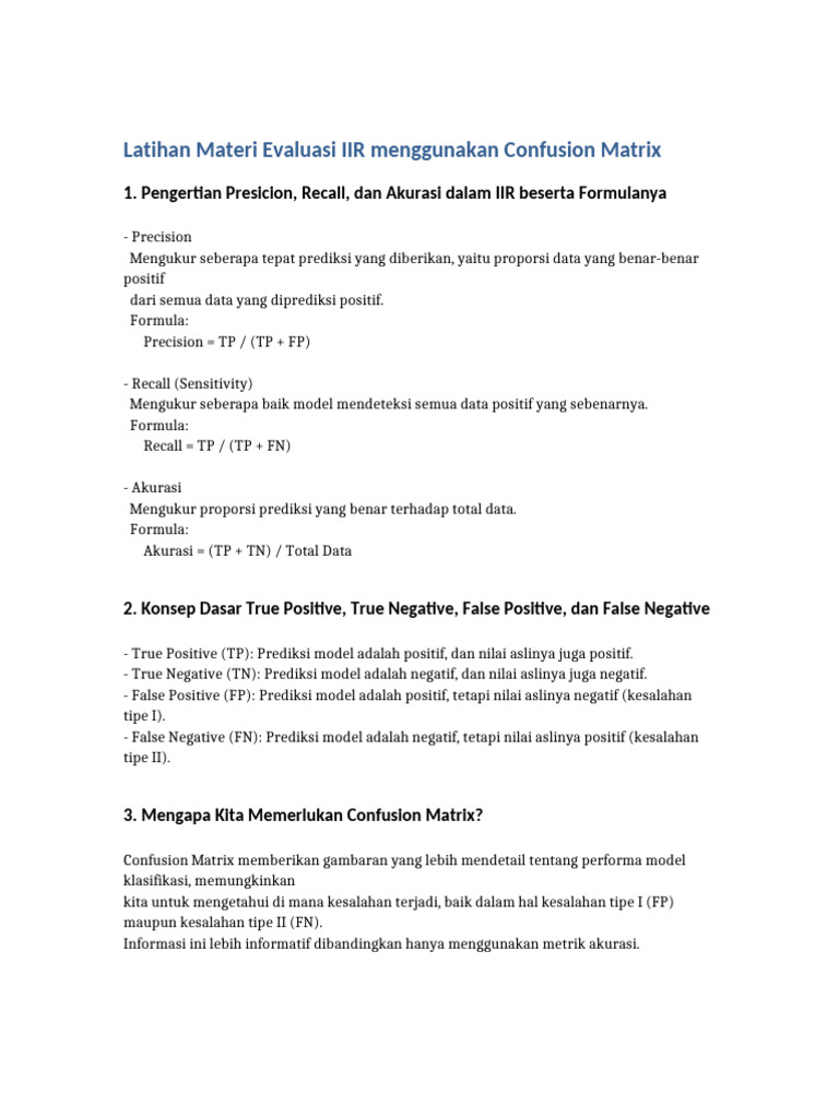 Confusion_Matrix_Evaluation | PDF Confusion_Matrix_Evaluation | PDF