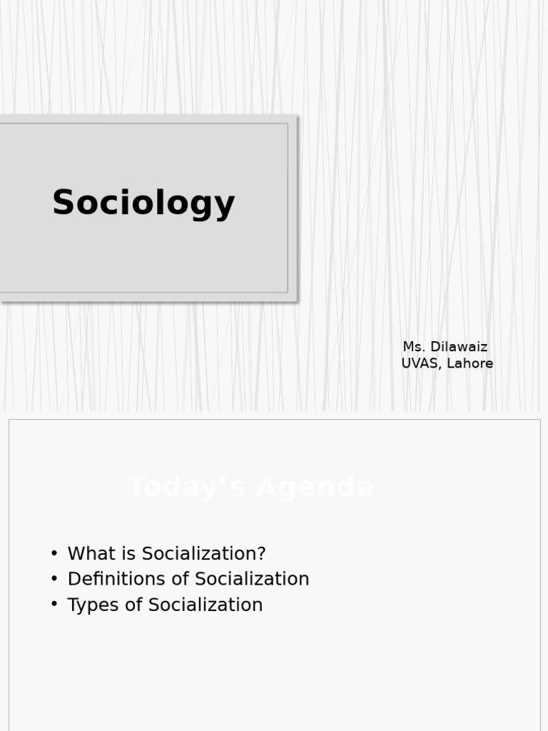 Socialization Part A | PDF | Socialization | Behavioural Sciences
