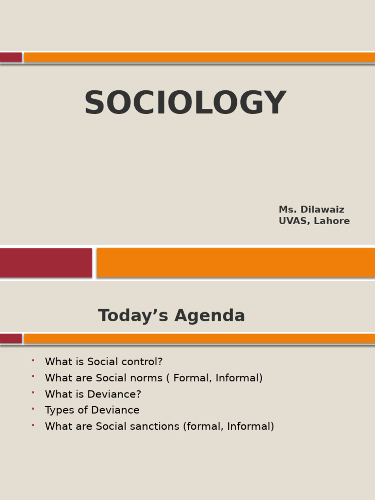 Understanding Social Control and Deviance | PDF | Deviance (Sociology ...