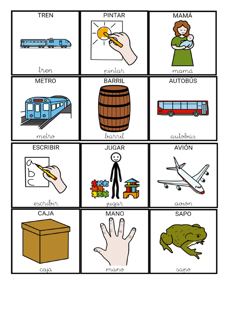 Palabras Mayusculas - Minusculas | PDF
