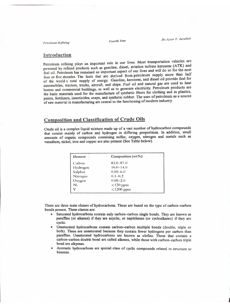 CT Petroleum Refining | PDF