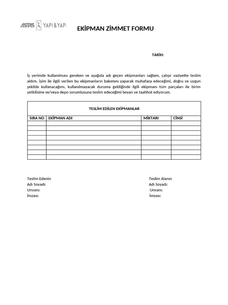 Zi̇mmet Formu | PDF