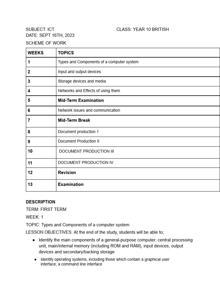 Year 10 ICT Integrated E Note | PDF | Computer Data Storage | Computer ...