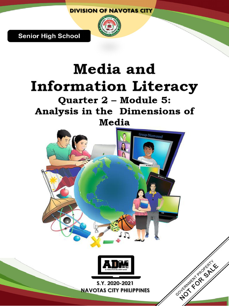 SDO - Navotas - MIL - Q2 - M5 - Analysis in The Dimensions of Media - FV | PDF | Typefaces ...