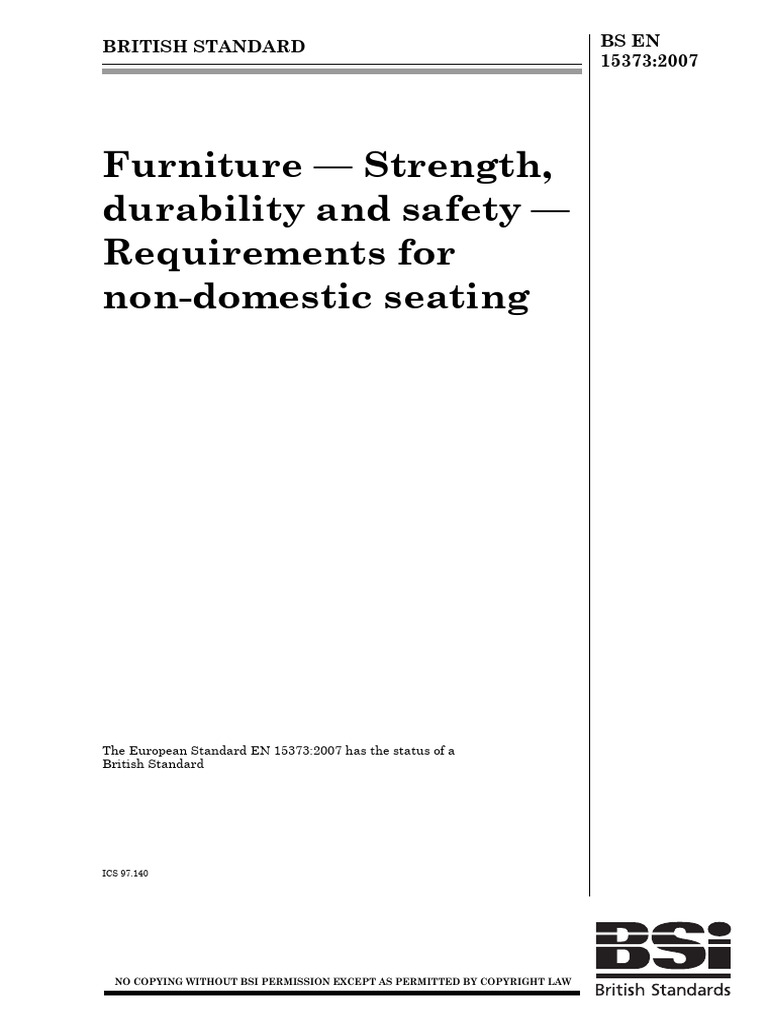 BS EN 15373-2007 | PDF | Regulation