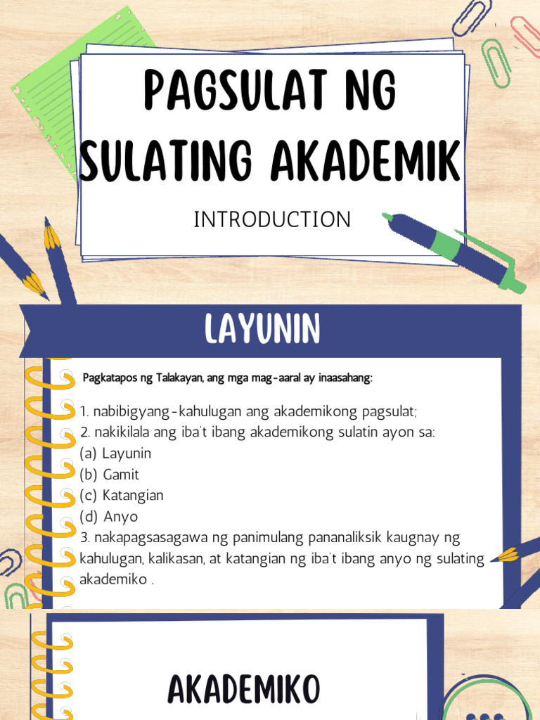 LESSON-1-INTRO-SA-PAGSULAT-NG-SULATING-AKADEMIC | PDF