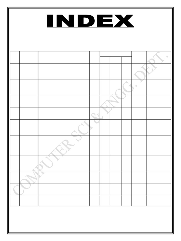 v0 Practical Index | PDF