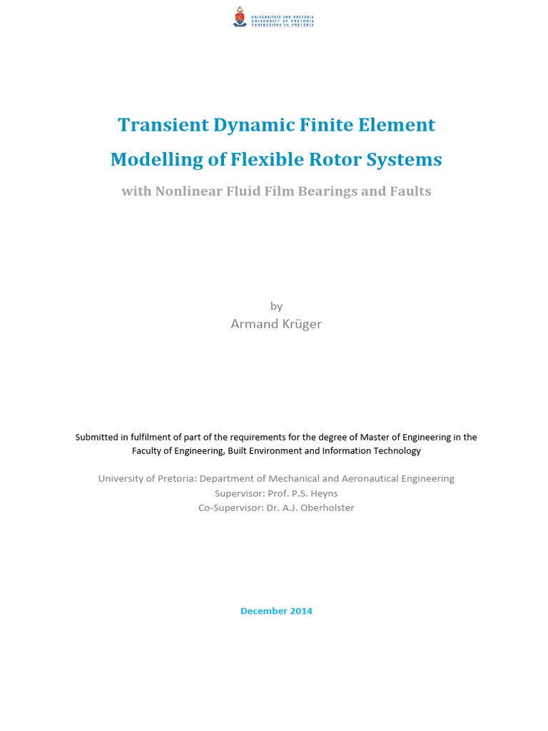 Krüger Transient 2015 | PDF | Normal Mode | Finite Element Method