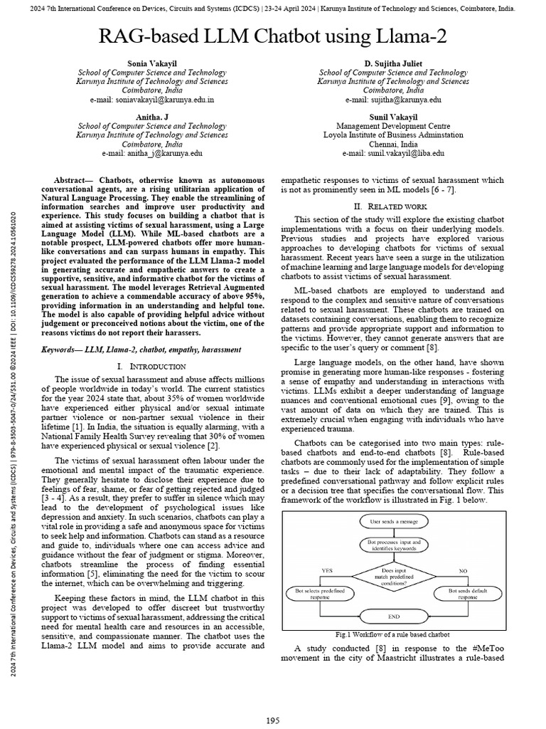 RAG-Based LLM Chatbot Using Llama-2 | PDF