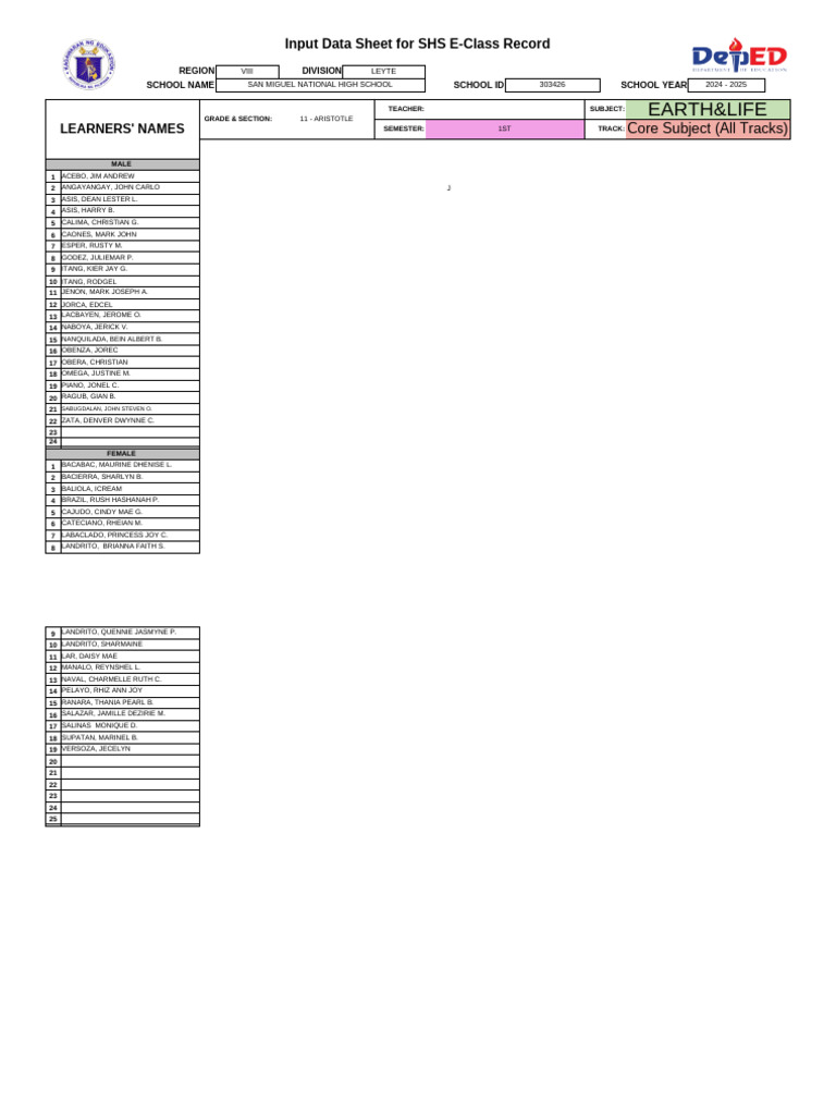 11-Aristotle-Eclass Earth and Life | PDF