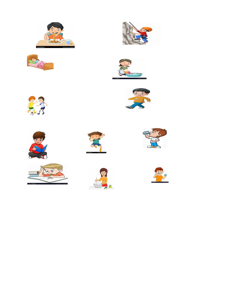 Pictures of Action Words | PDF