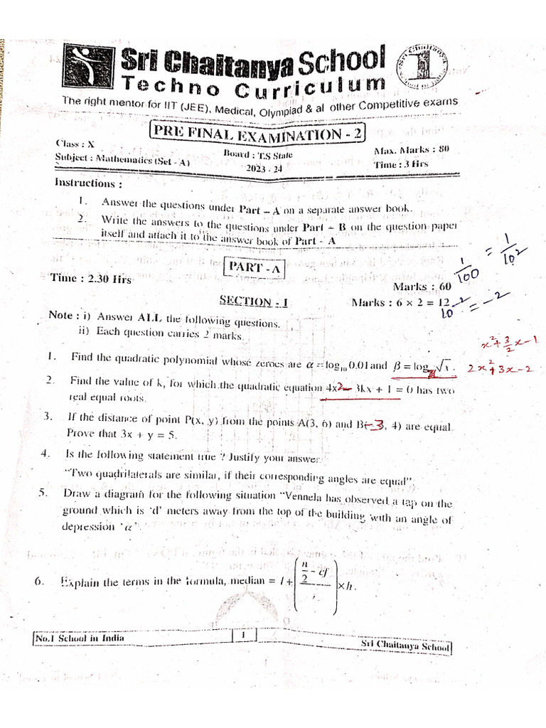 Prefinal-2 SET-A | PDF