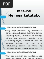 Panitikan - Panahon NG Mga Katutubo | PDF
